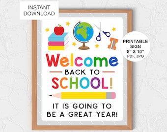 Back to School Poster Bundle-printable - Etsy