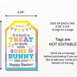 Easter Coworker Tags Printable / Easter Coworker Appreciation Tags ...