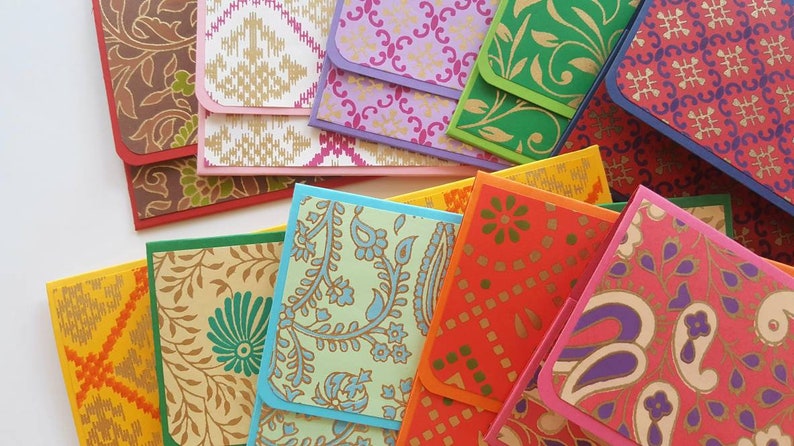 Money envelopes / Cash Envelopes / 10 color envelopes / set of | Etsy