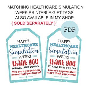 Nursing Simulation Week Sign Printable / Healthcare Simulation Week ...