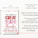 Valentine Team Gift Tags Printable / We Make a Great Team Tag ...