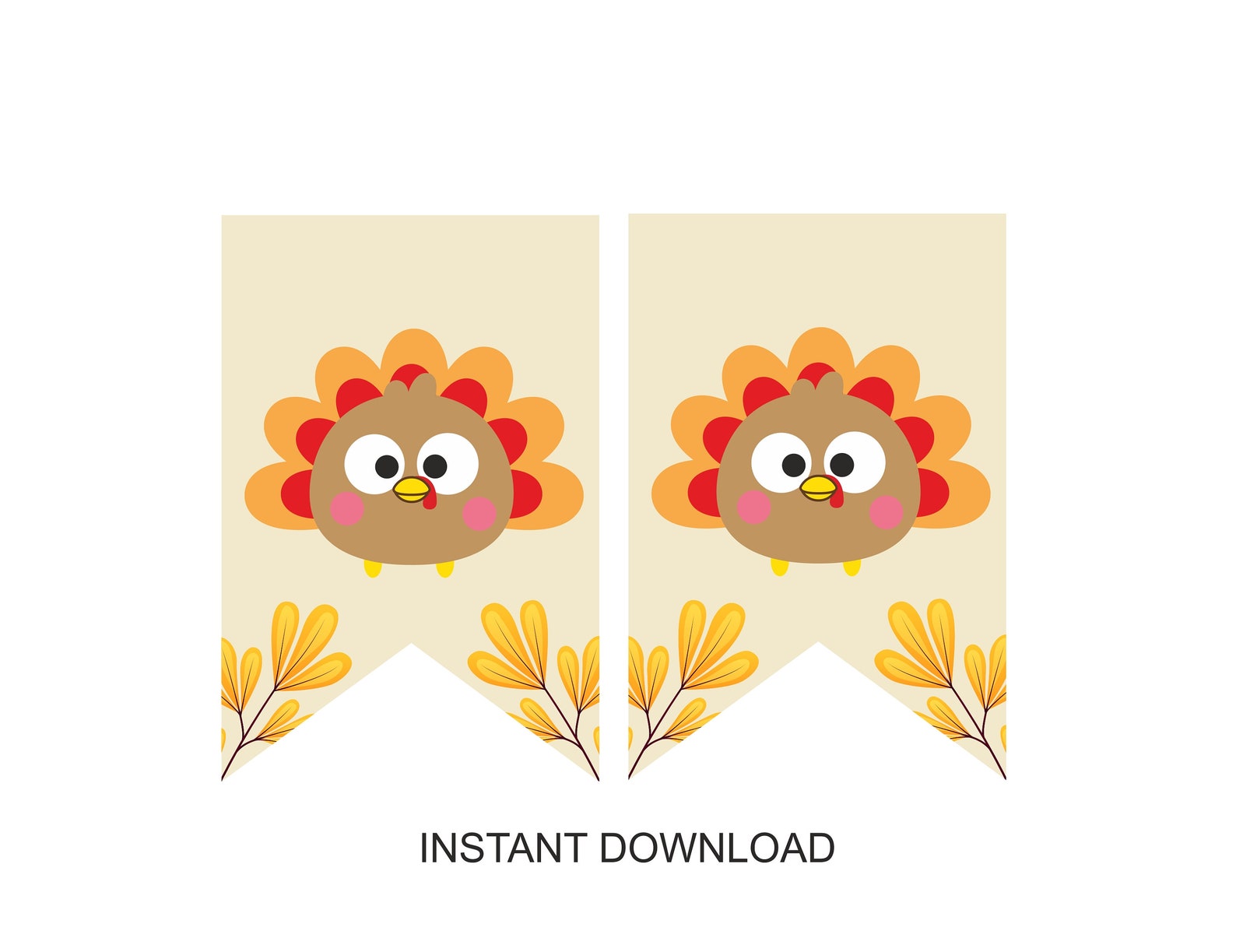 Thanksgiving Banner Printable / Happy Thanksgiving Banner Printable ...