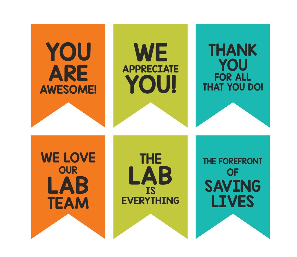 Lab Week Banner 2025 Printable / Lab Week 2025 Banner / Lab Week Gifts ...