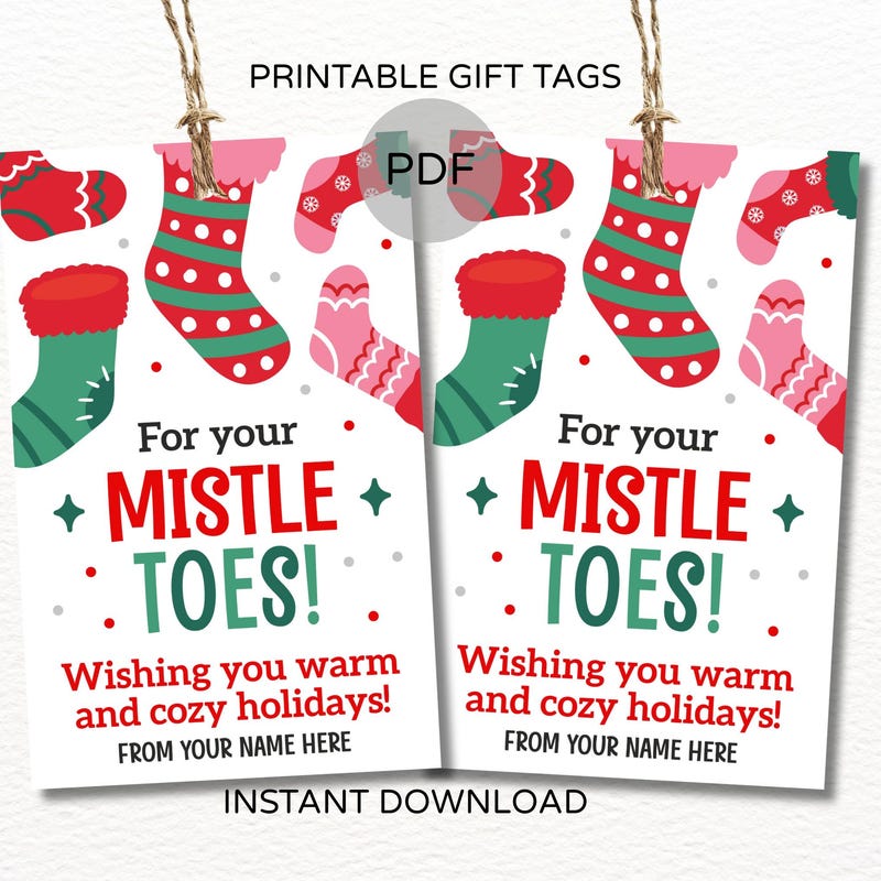 Christmas Socks Tag - Etsy