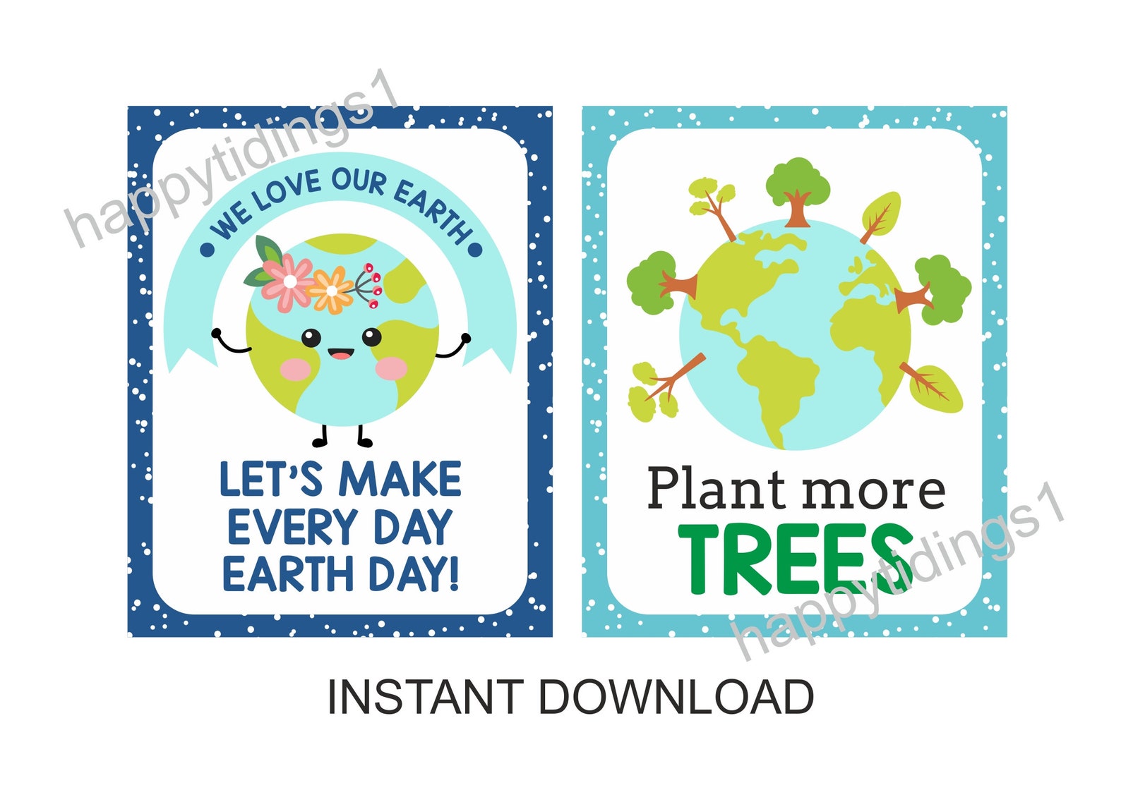 Earth Day Posters Printable / Earth Day School Posters / Earth Day Sign ...