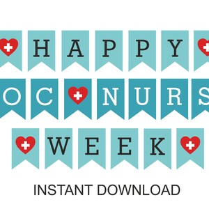 WOC Nurse Week Banner Printable / Happy WOC Nurses Week Banner / WOC ...