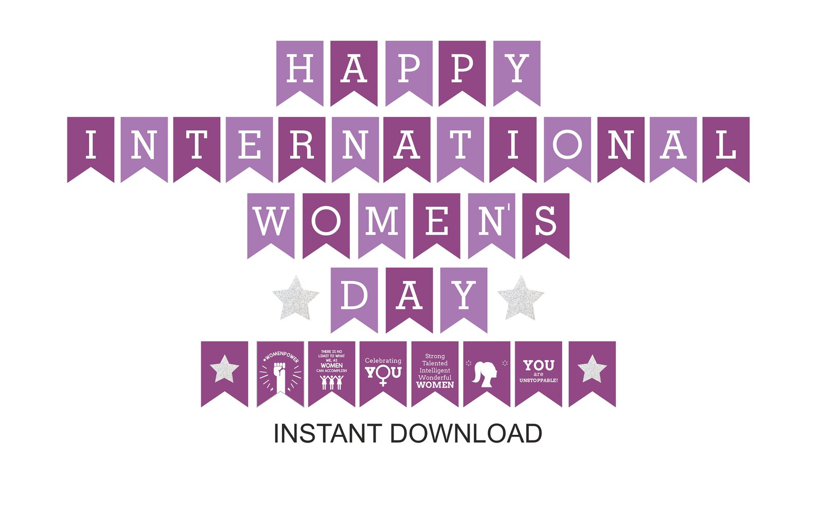 Women's Day Banner Printable / International Women's Day Banner / Women ...