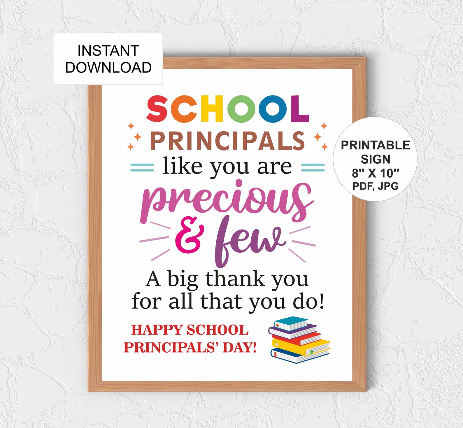 School Principals Day Poster Printable / School Principal Day Poster ...