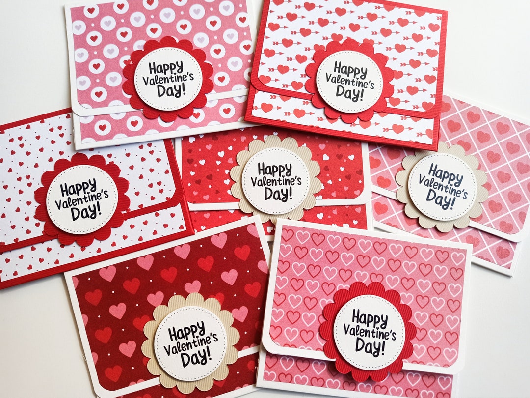 7 Valentine Gift Card Holders / Valentine's Day Gift Card Holder Set ...