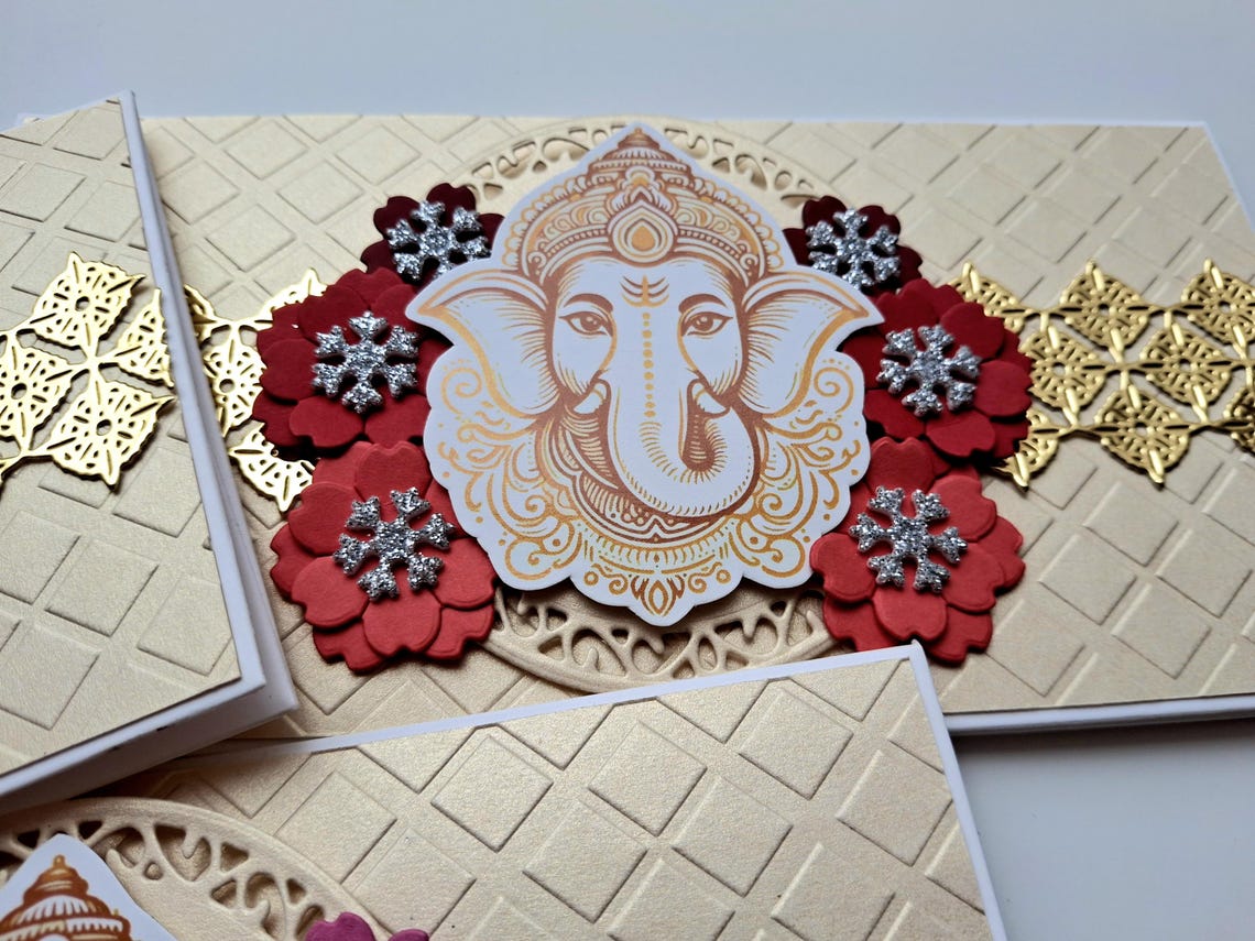 Ganesha Envelopes / Shagun Envelopes / Traditional Indian Cash Gift ...