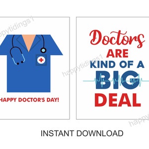 Doctor's Day Sign Printable / Doctor's Day Signs / Doctors Day Posters ...