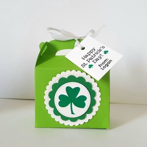 10 St. Patrick's Day Favor Boxes / St. Patricks Day Treat Boxes / St ...