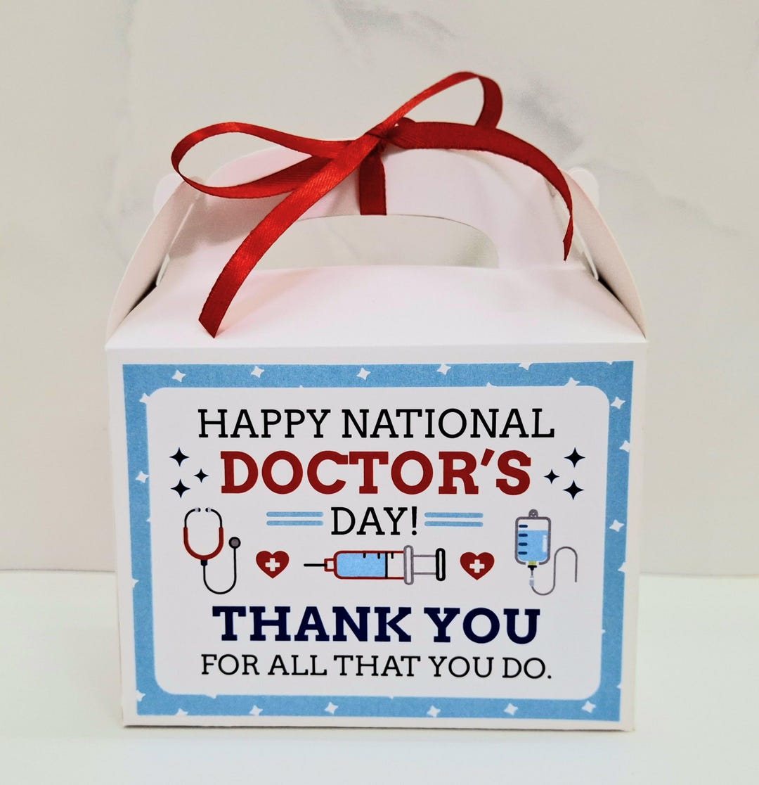Doctor's Day Gift Bags / Doctors Day Boxes / Doctor Appreciation ...