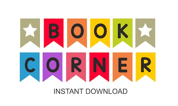Book Corner Classroom Banner Printable / Book Corner Classroom - Etsy