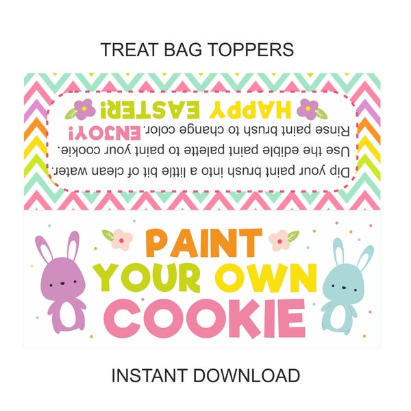 Easter Bag Toppers - Etsy