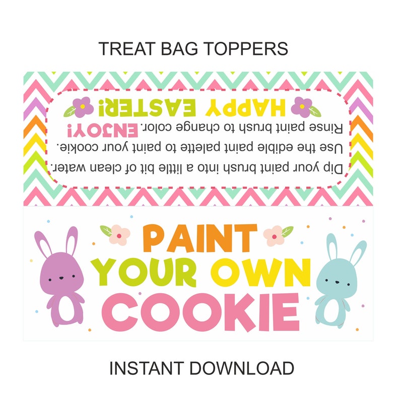 Easter Bag Toppers - Etsy