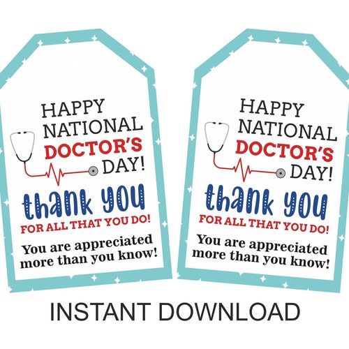 Printable Happy Doctor's Day Banner / Printable - Etsy