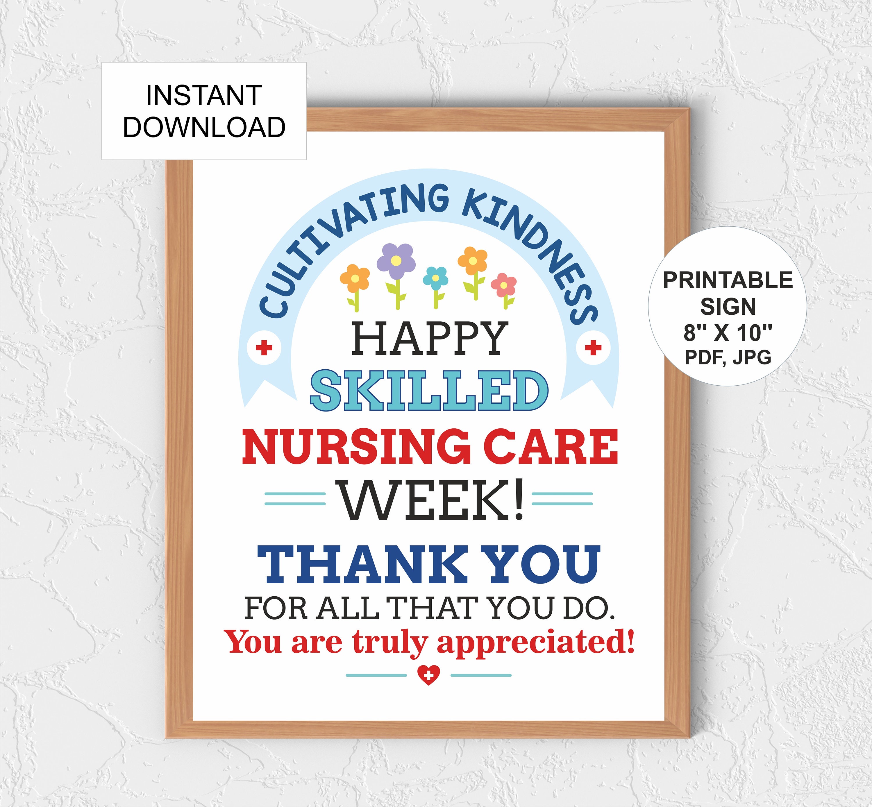 Skilled Nursing Week Banner Printable Happy Skilled Nursing