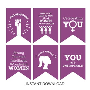 Women's Day Banner Printable / International Women's Day Banner / Women ...