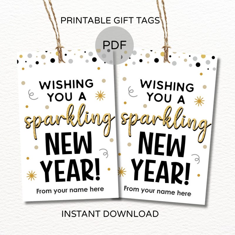 New Years 2026 Tags - Etsy