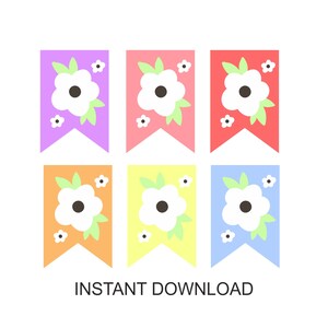 Mothers Day Banner Printable / Floral Mother's Day Banner / Mother's ...