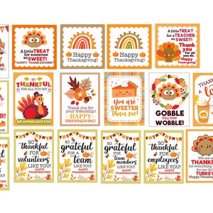 Thanksgiving Cookie Tags Printable / Printable Thanksgiving Cookie Tag ...