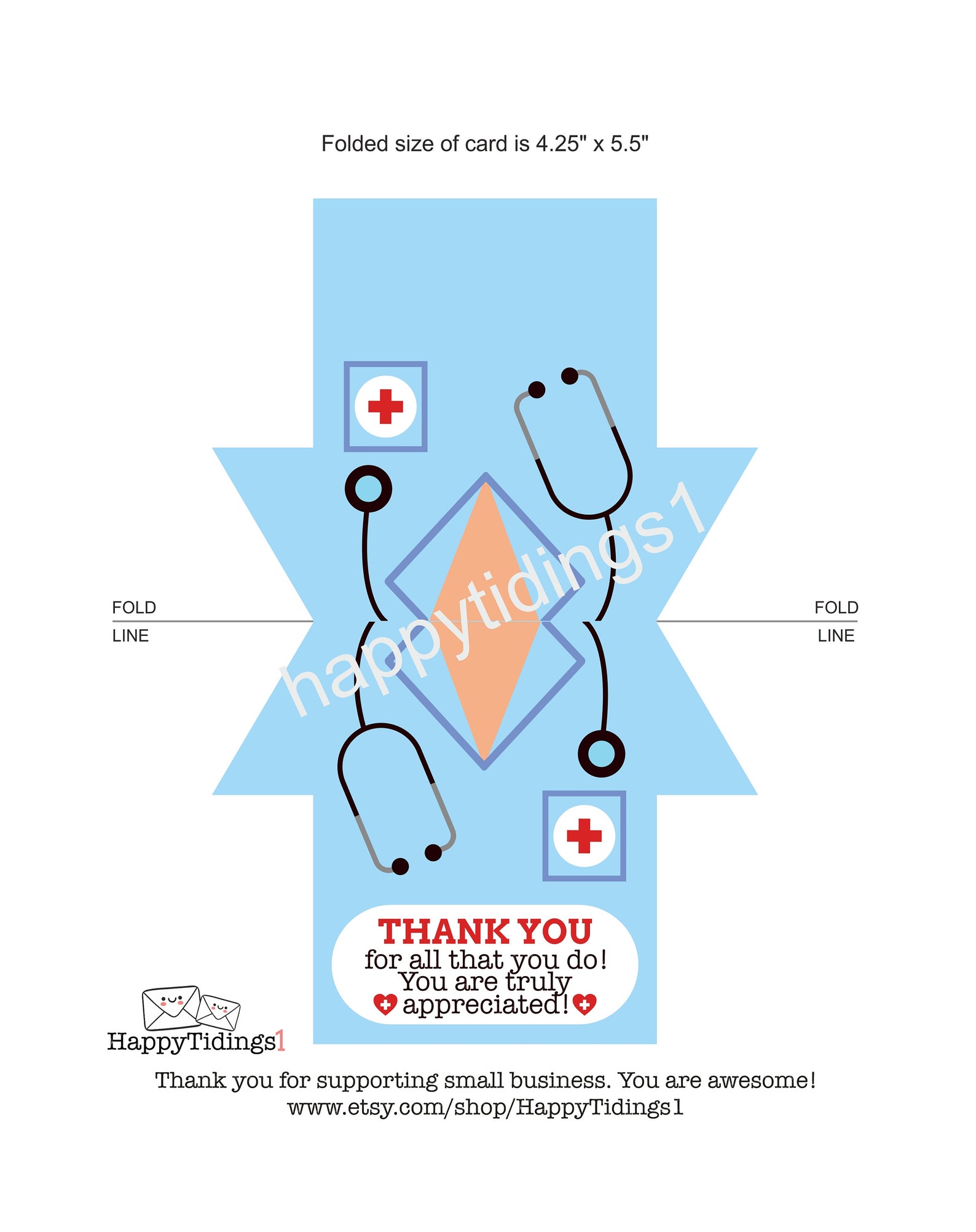 Printable Doctor's Day Card / Doctor Thank You Card / - Etsy