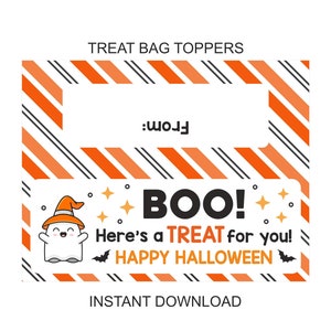 Halloween Treat Bag Toppers Printable / Halloween Bag Toppers ...