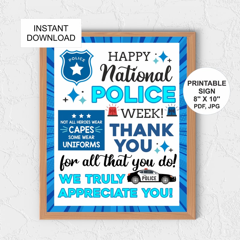 Police Signs - Etsy