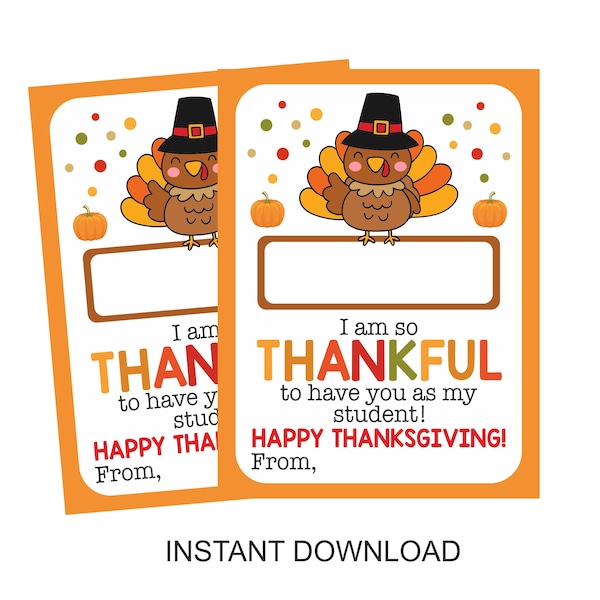 Thanksgiving Tags - Etsy