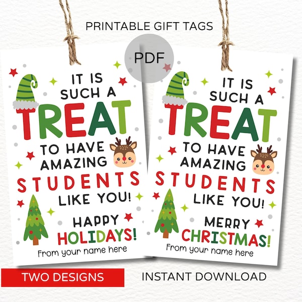 Teacher Christmas Gift Tags - 60+ Gift Ideas for 2026