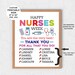 Personalised Nurse Week Sign Printable / Personalised Nurses Week Sign ...