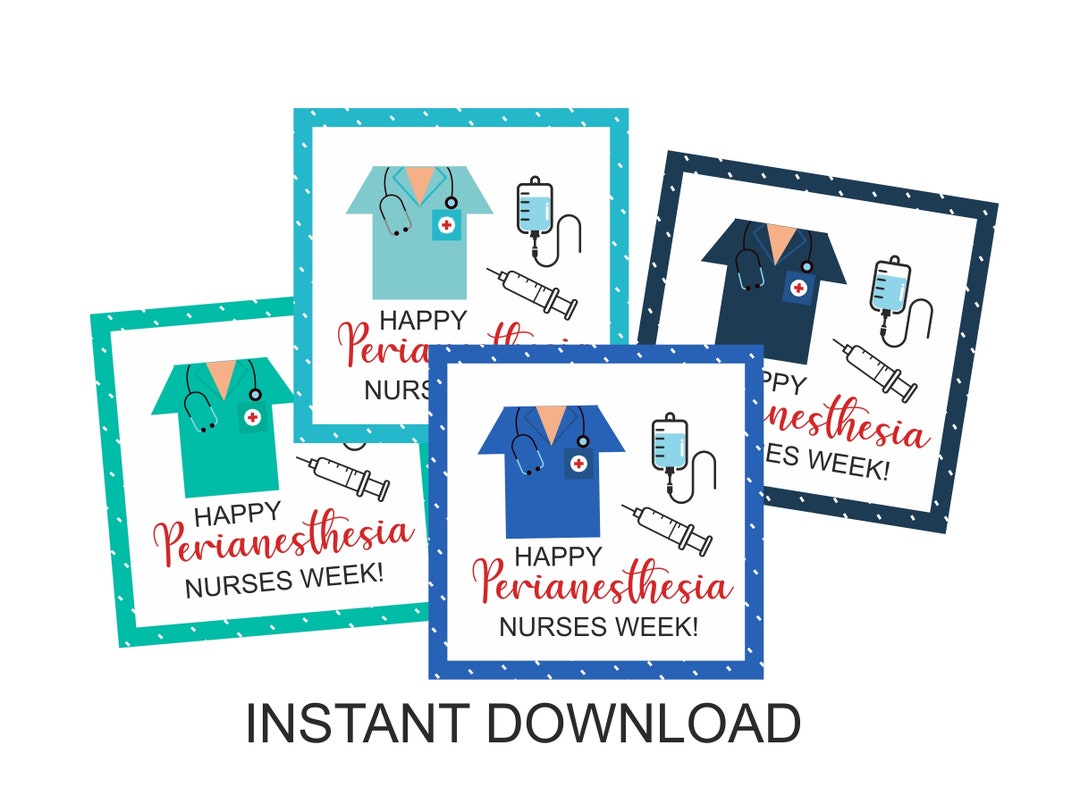 Perianesthesia Nurse Week Stickers Printable / Perianesthesia Nurse ...