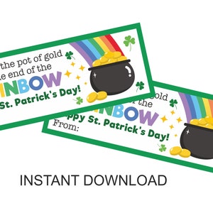 St Patricks Day Bag Topper Printable / St. Patrick's Day Bag Toppers ...