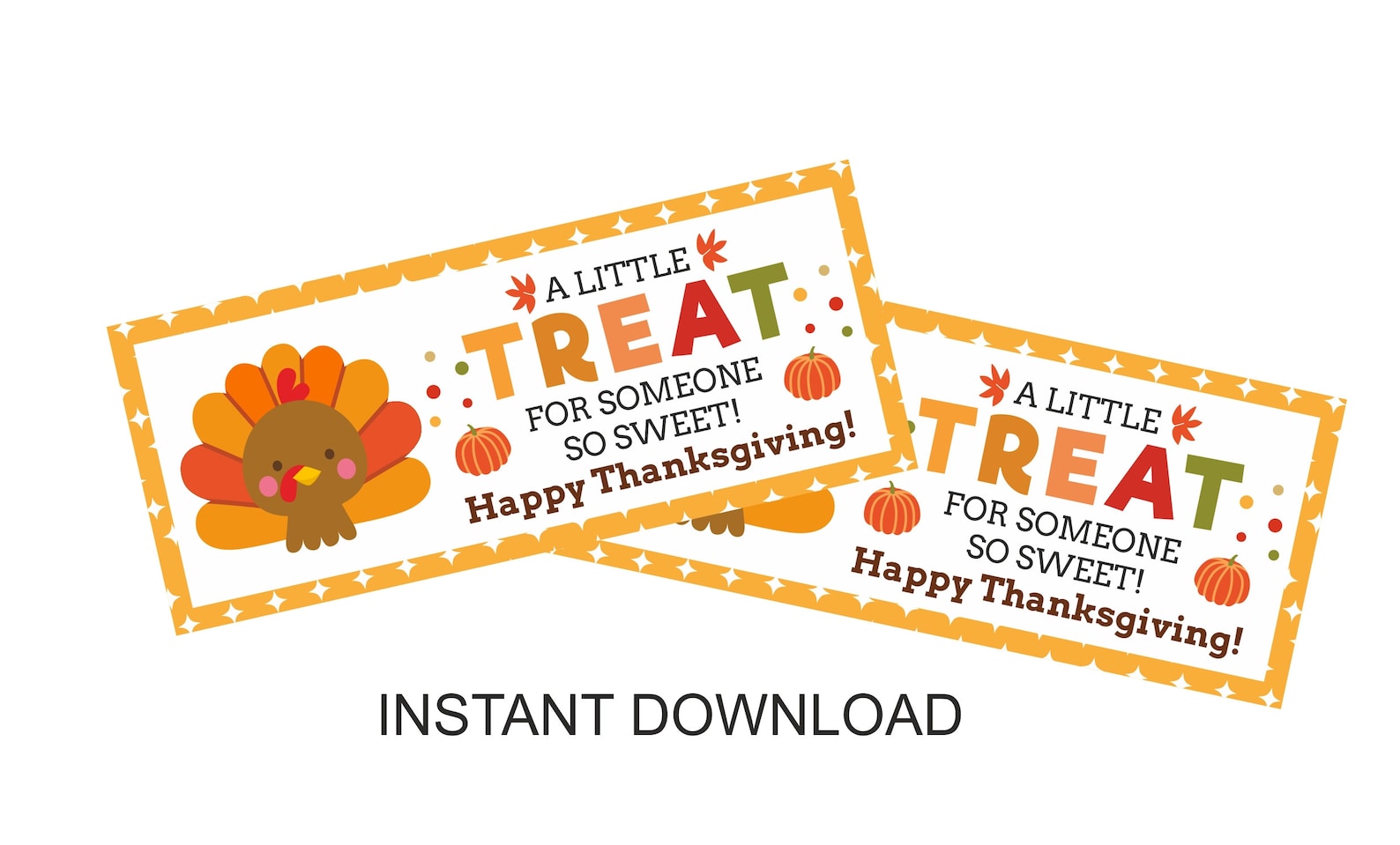 Thanksgiving Treat Bag Topper Printable / Thanksgiving Bag - Etsy