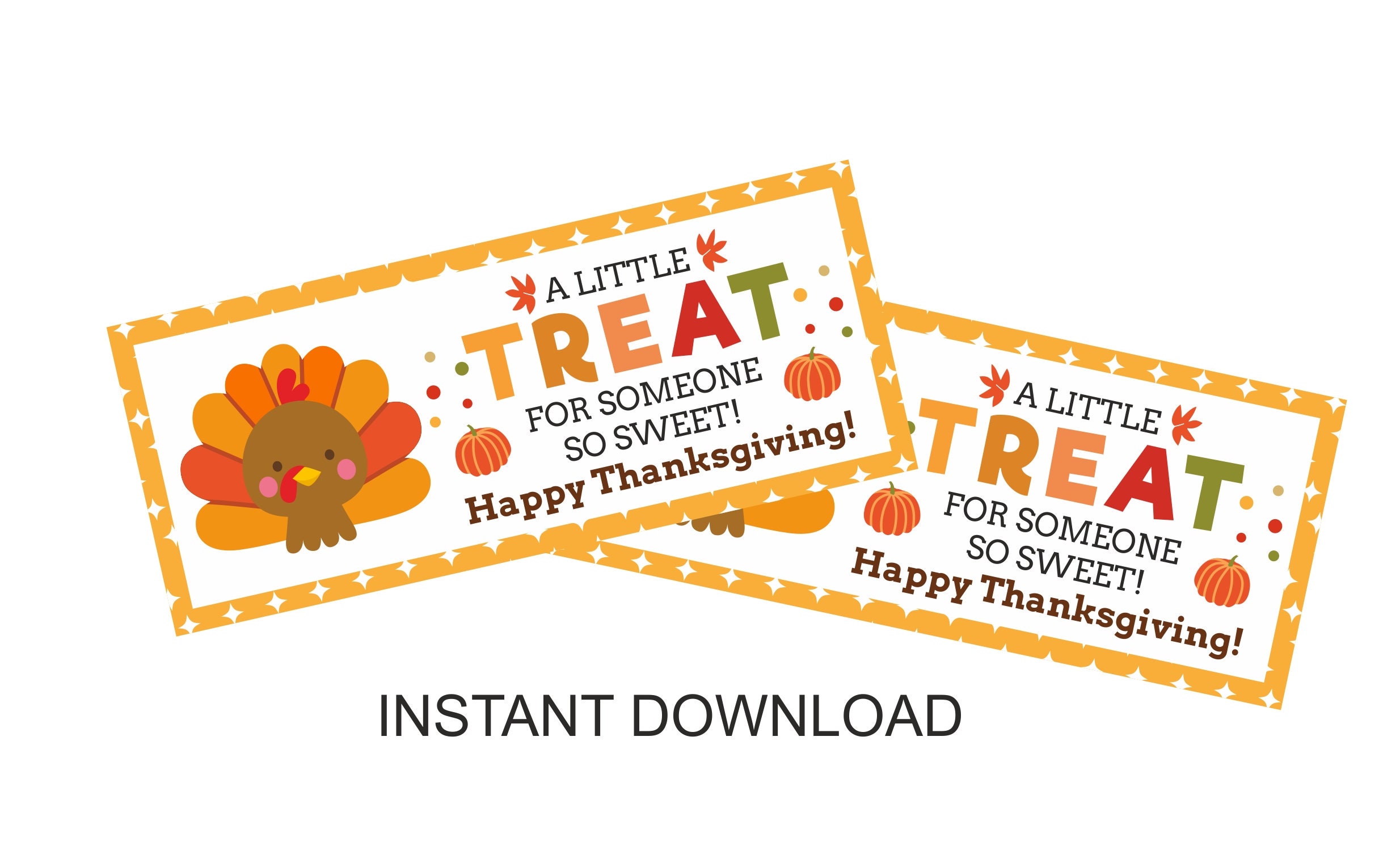 Thanksgiving Treat Bag Topper Printable / Thanksgiving Bag Topper ...