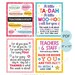 Teachers and Staff Appreciation Week Poster Set of 10 / Teacher and ...