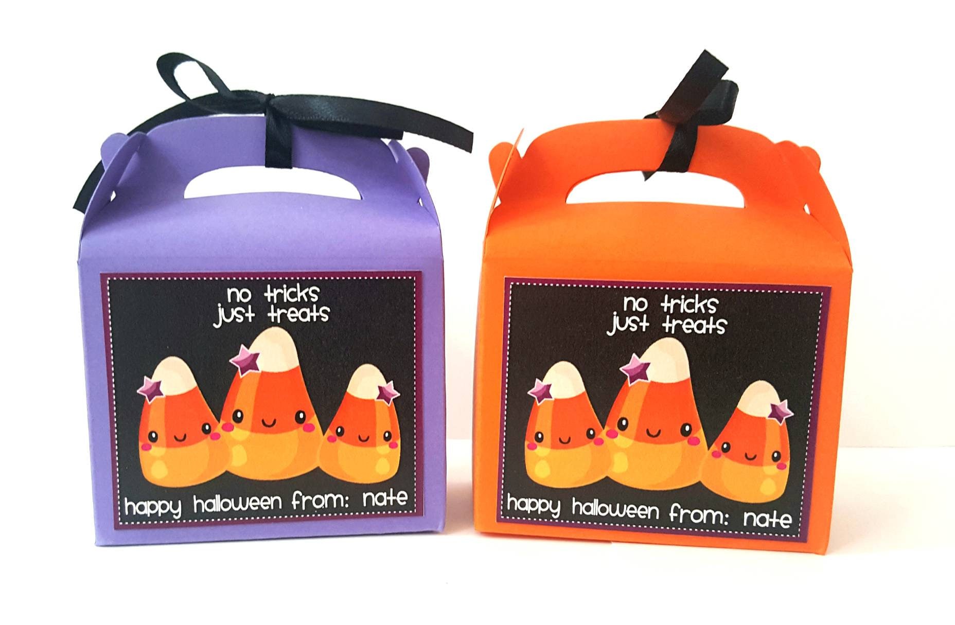 Halloween favor boxes / Halloween treat boxes / Halloween | Etsy