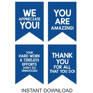 Receptionist Day Banner Printable / Receptionist Gifts / Receptionists ...