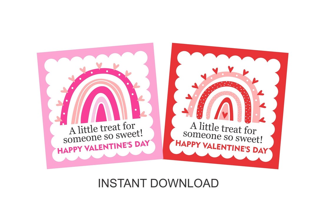 Valentine Treat for Someone so Sweet Tags / Printable Valentine Cookie ...