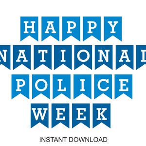 Police Week Banner Printable / Police Week 2024 Decor / Police ...