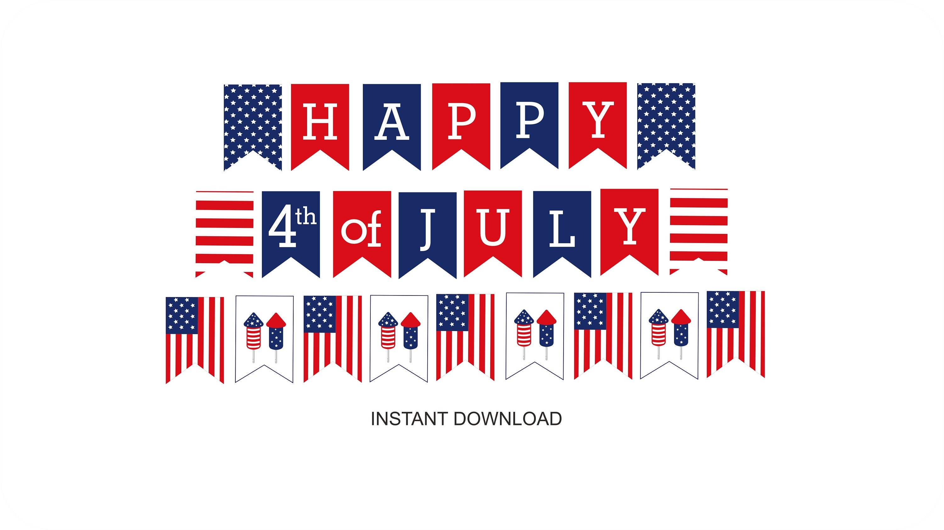 Fourth Of July Banner