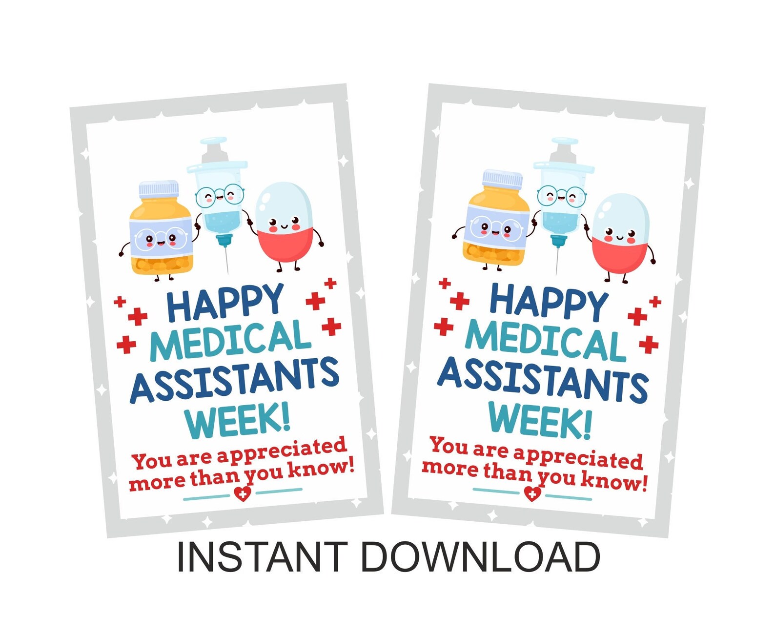 Happy Medical Assistant Week Tags Printable / Medical Assistants Week ...