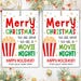 Christmas Movie Night Tags Printable / Merry Christmas to All and to ...