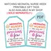 Neonatal Nurse Week Sign Printable / Neonatal Nurses Week Sign / NICU ...