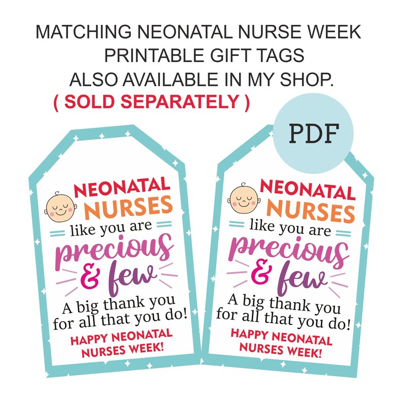 Neonatal Nurse Week Sign Printable / Neonatal Nurses Week Sign / NICU ...