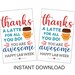 Happy Lab Week 2023 Coffee Tag Printable / Lab Week Coffee Gift Tag ...