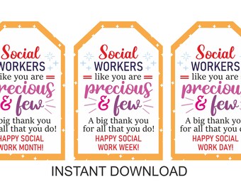 Case Manager Appreciation Tag Printable / Case Management Week - Etsy