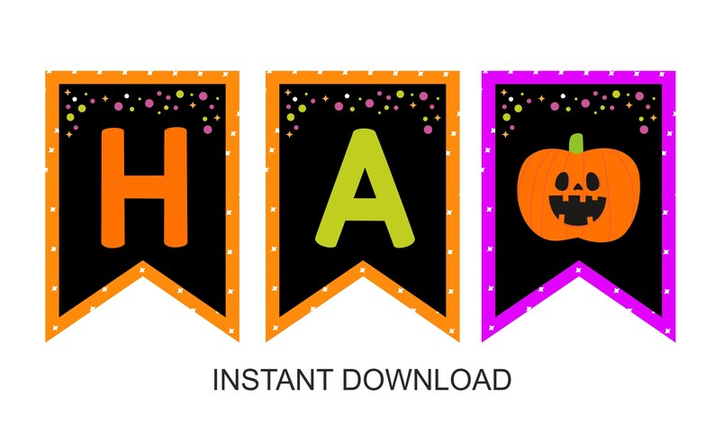 Halloween Birthday Banner Printable / Halloween Birthday Party - Etsy