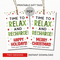 Pamper Yourself Thank You Gift Tag, Spa Yourself Gift Tag, Teacher ...